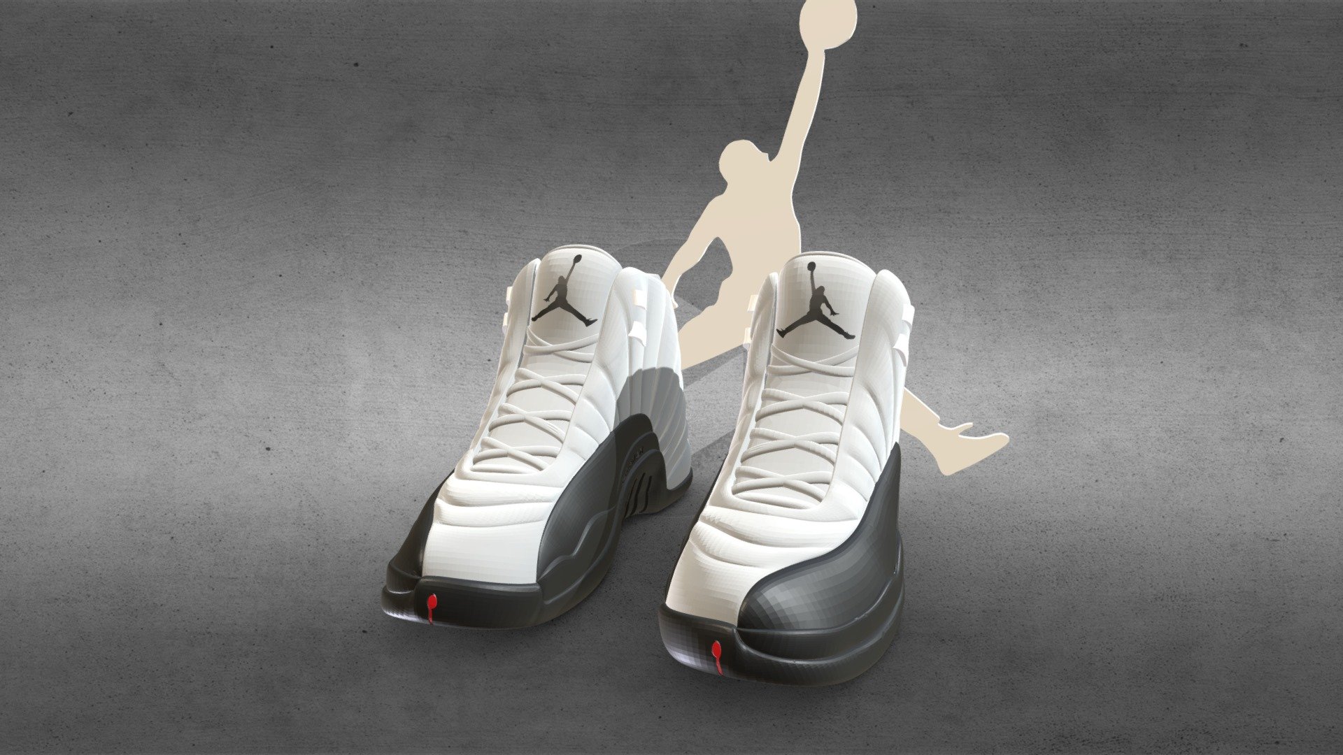 Jordan XII 1996 - 3D model by 3d-junior [e1af854] - Sketchfab