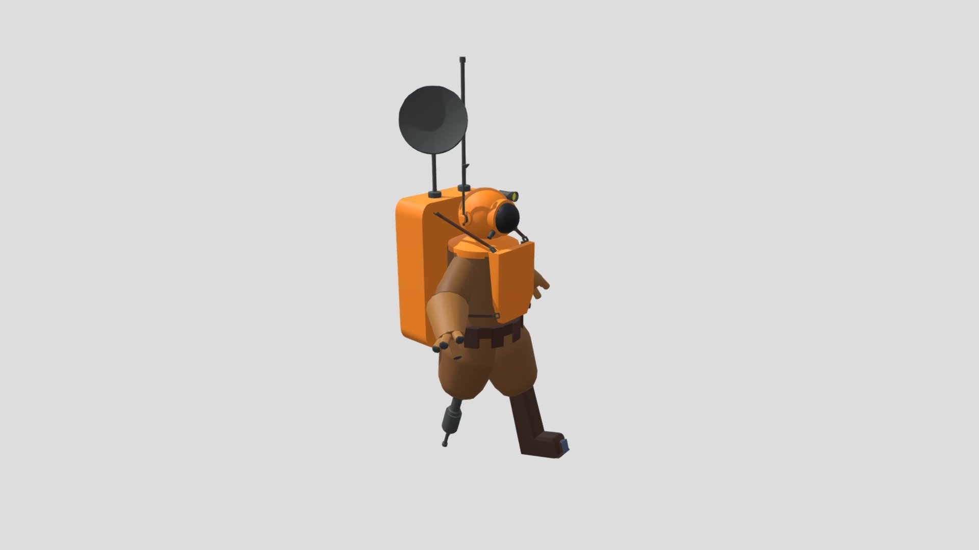 The Astronaut Nomad - 3D model by oscarwhitkin [e1afa5f] - Sketchfab