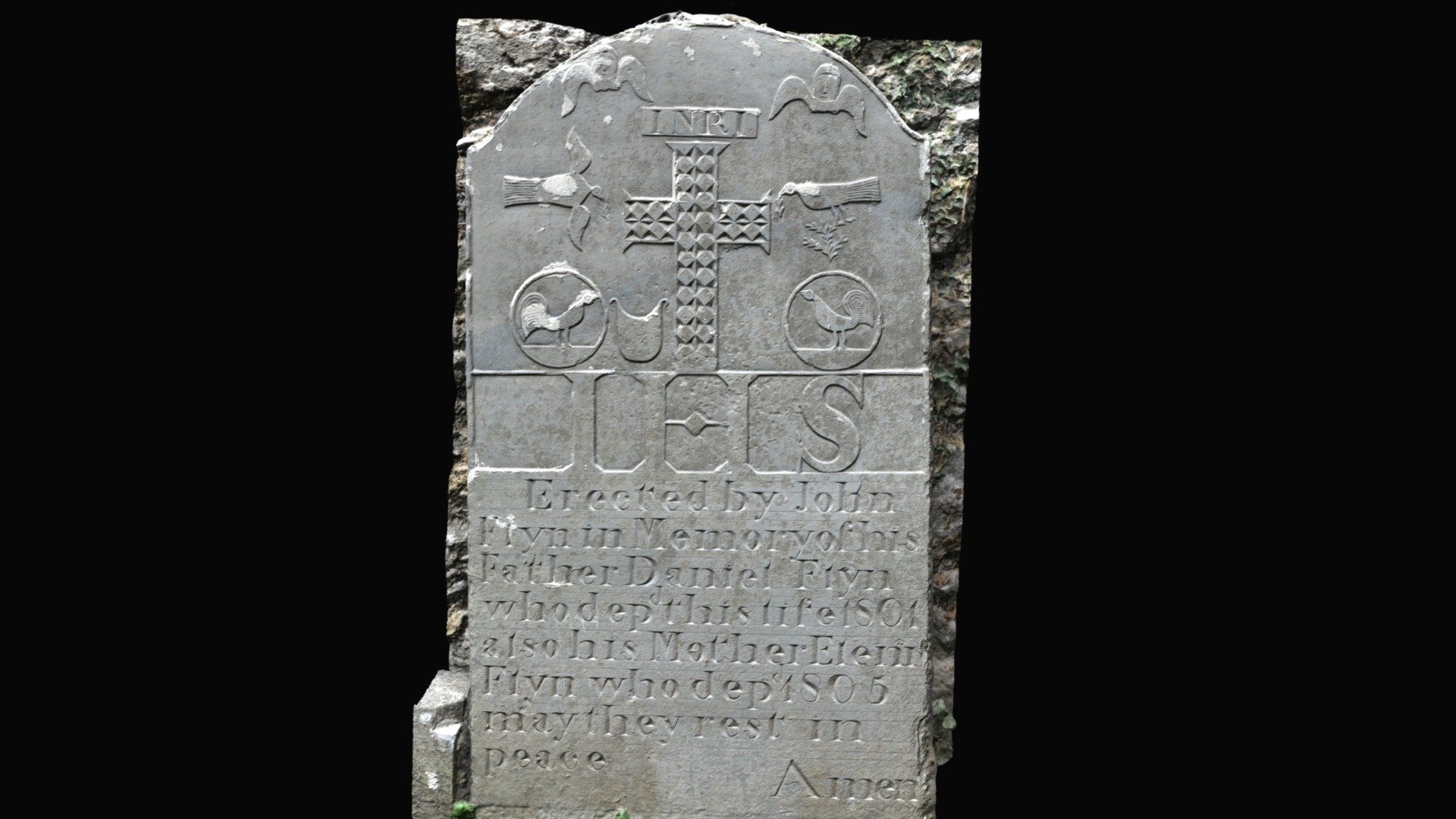 Monsea Church (TN020-028001-) Headstone - Download Free 3D model by ...