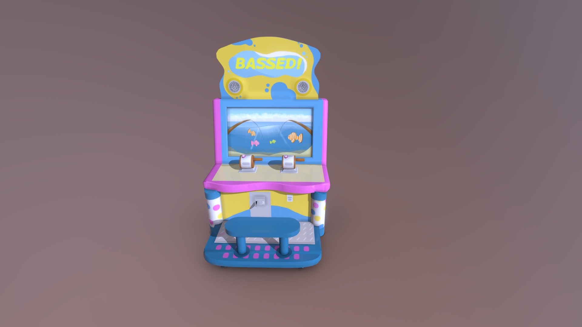 BASSED! Arcade cabinet - Download Free 3D model by CrownOfThorns ...