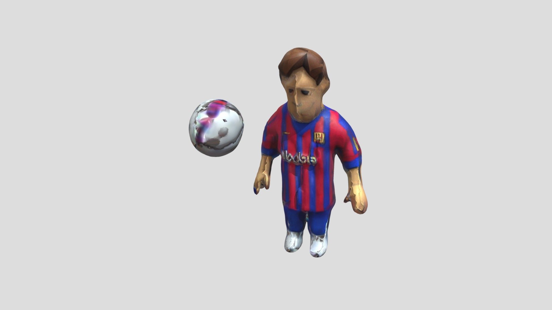 Messi low poly1 - Download Free 3D model by arow102 [e1b44f8] - Sketchfab