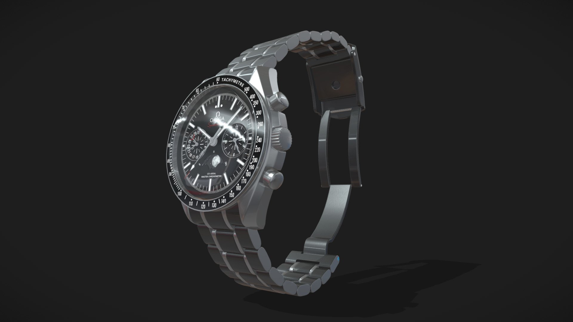 Omega Speedmaster - 3D model by Foxblur (@sanderv) [e1b4783] - Sketchfab
