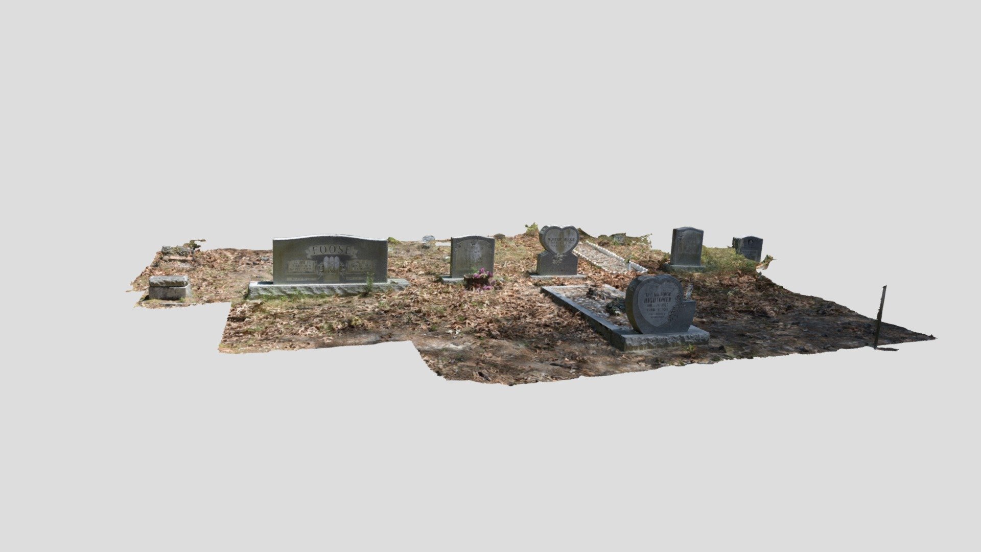 Sesqui: Section of Corley Chapel Cemetery - 3D model by UofSC Public ...