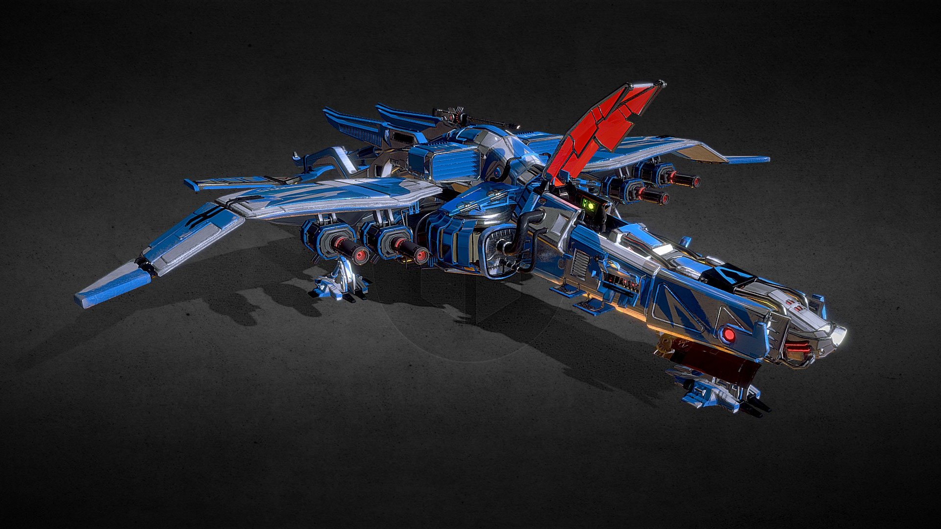 Volition Fighter - Download Free 3D model by tulex_art ...