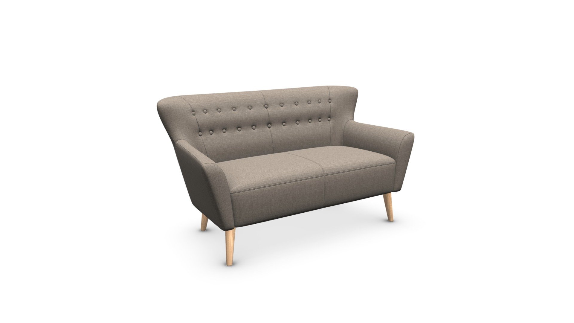Quentin 2 Seater Sofa, Glacier Blue - Download Free 3D model by MADE.COM (@made-it) [e1b9e07 ...