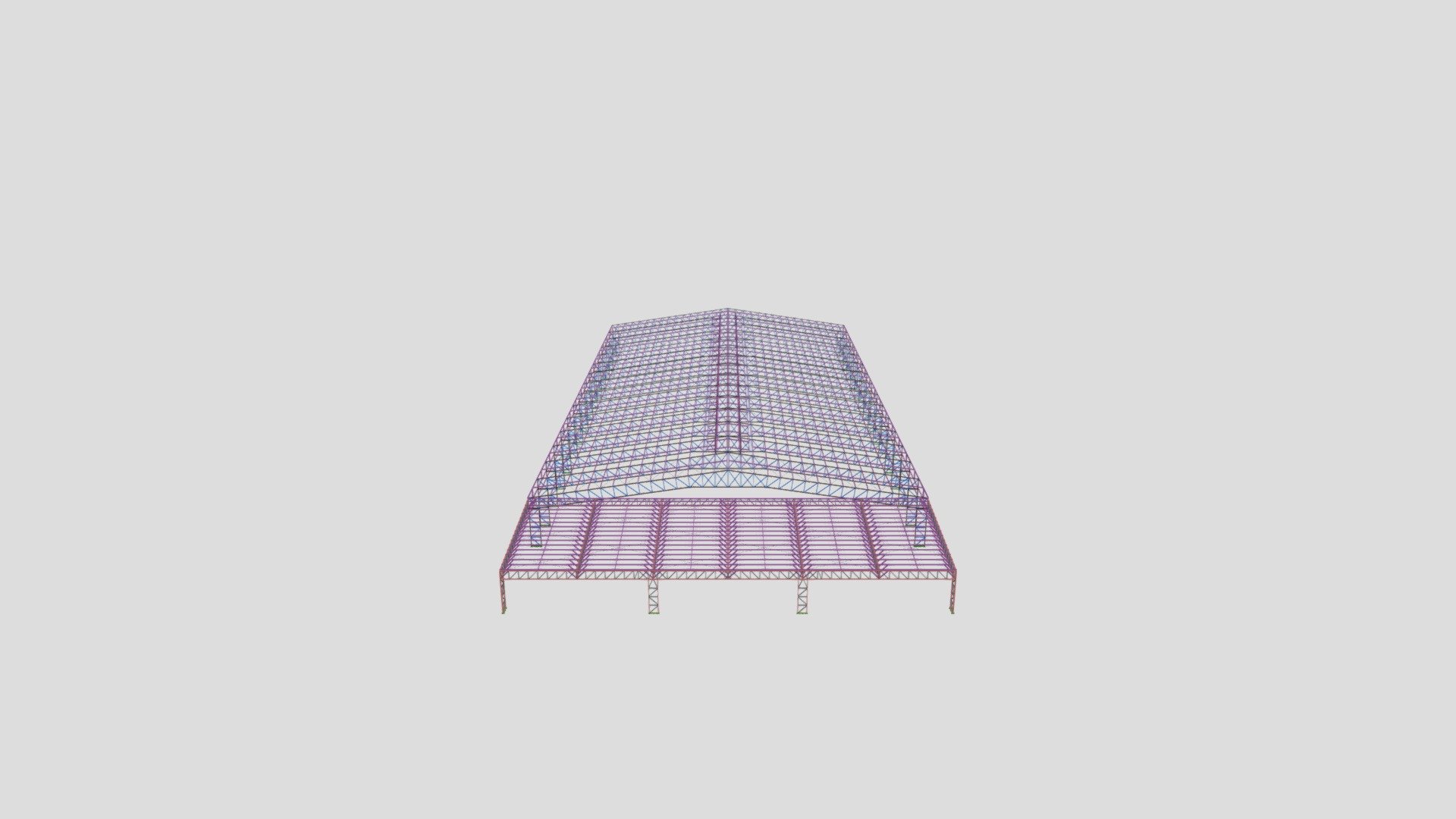 ESTRUTURA METÁLICA RANCHO PROMISSÃO - 3D model by jamilreis [e1bc978 ...