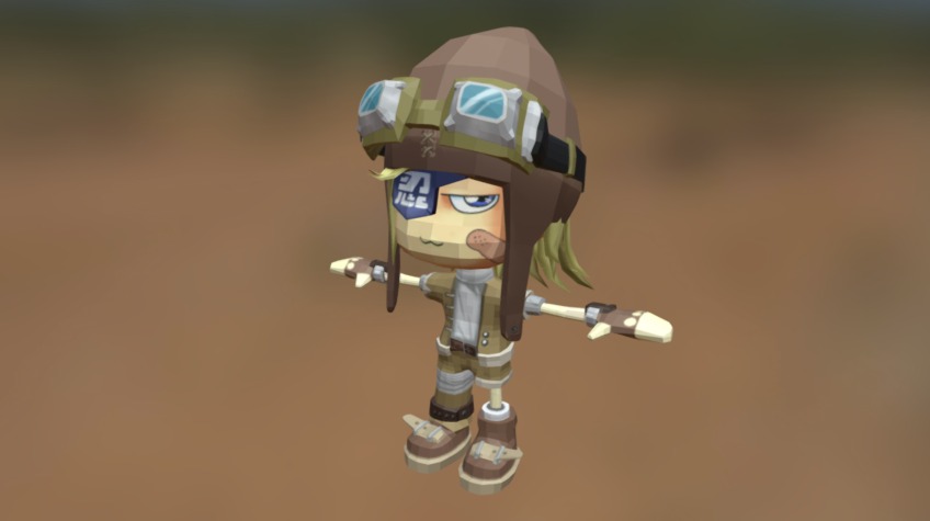Maplestory Theif model (ClassHomework) - 3D model by Munin Nin ...