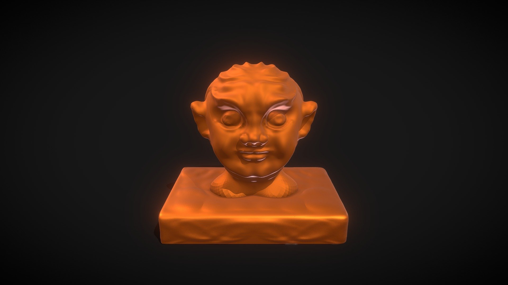 Old Man Creature Face - Buy Royalty Free 3D model by Sandeep Choudhary ...
