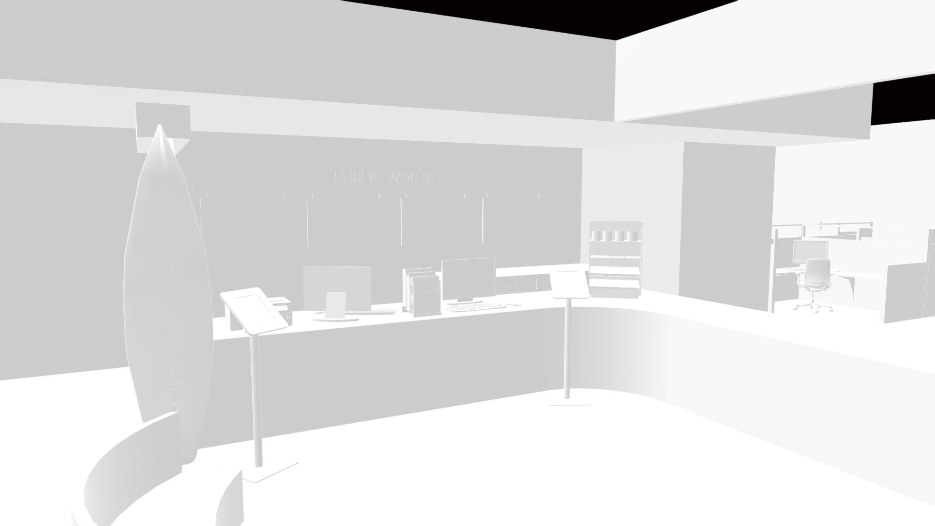 HB Visitor Welcome Center - 3D model by davcortez01 [e1c1f3a] - Sketchfab