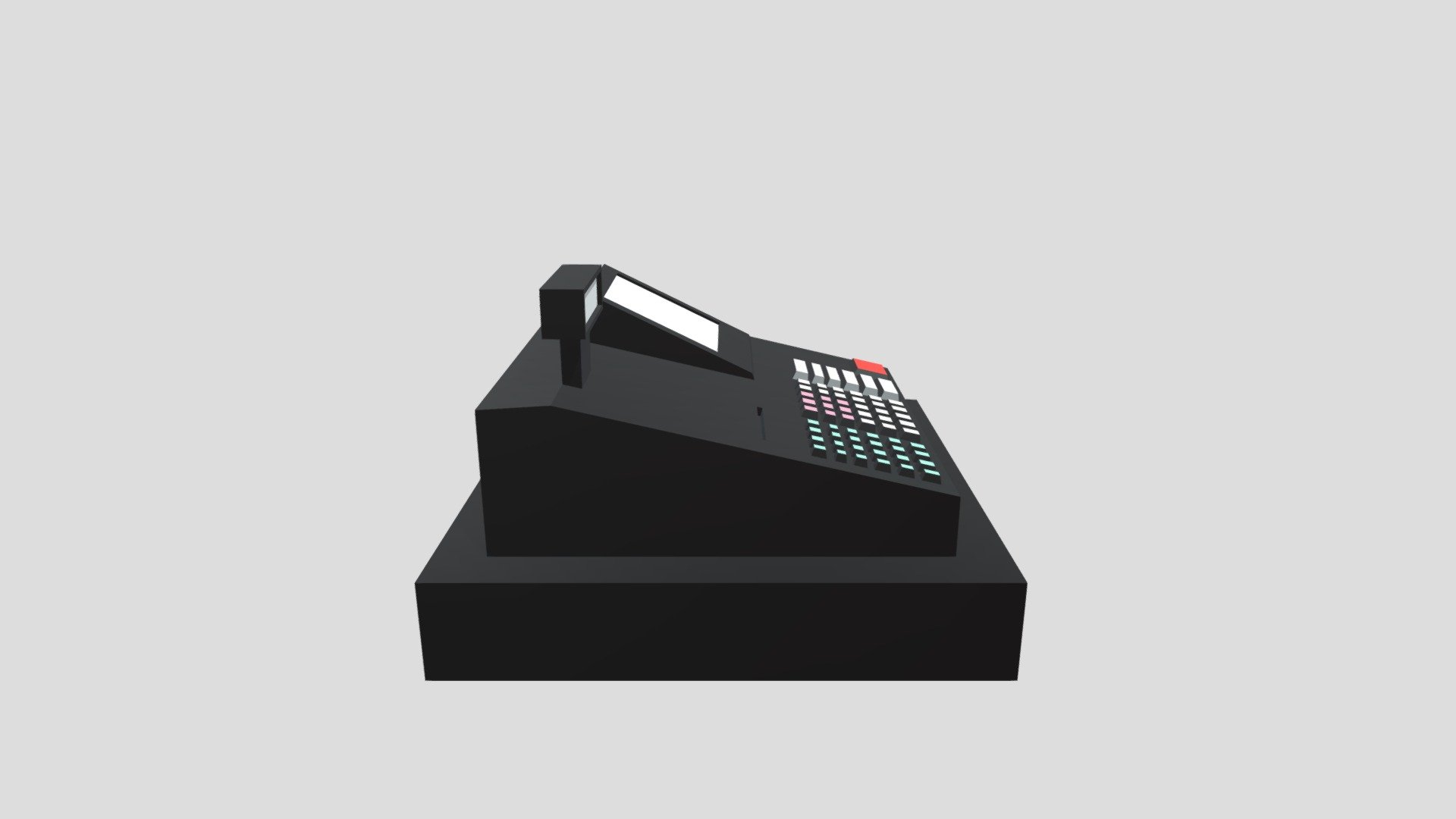 Cash Register 3D model - 3D model by uyenhuynh [e1c2172] - Sketchfab