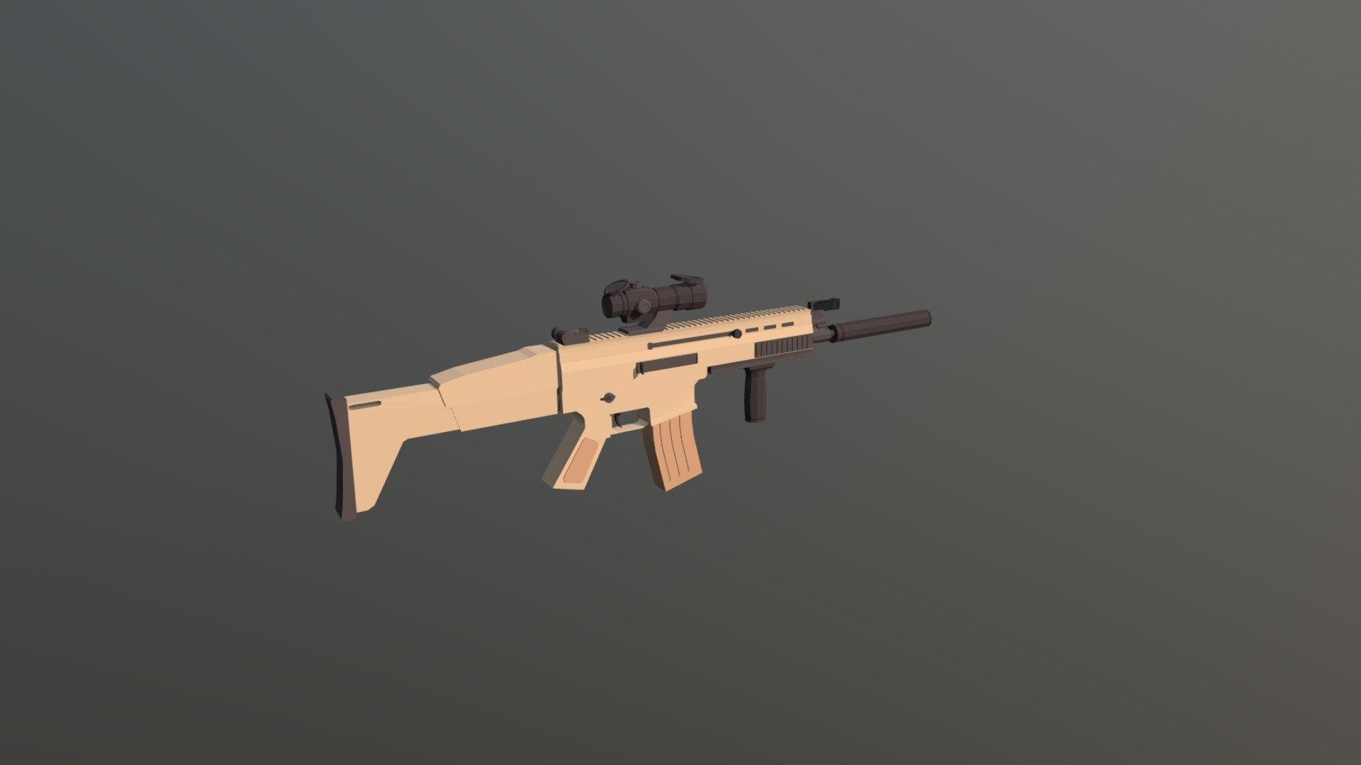 FN SCAR MK16 V2 - 3D model by Wolfie8bit [e1c4291] - Sketchfab