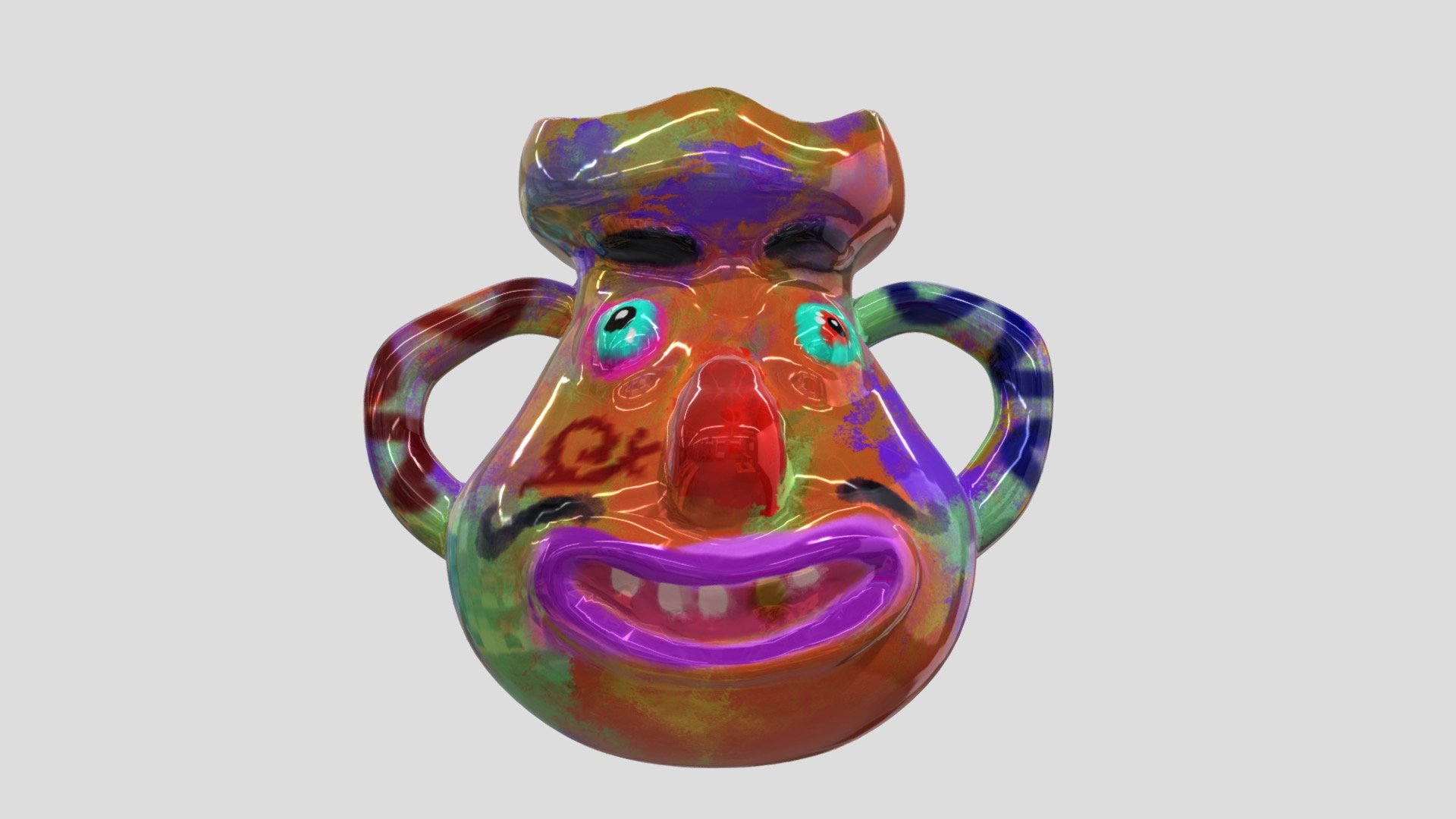 3D Therapy - VASE with FACE animated - Download Free 3D model by Jimmy ...