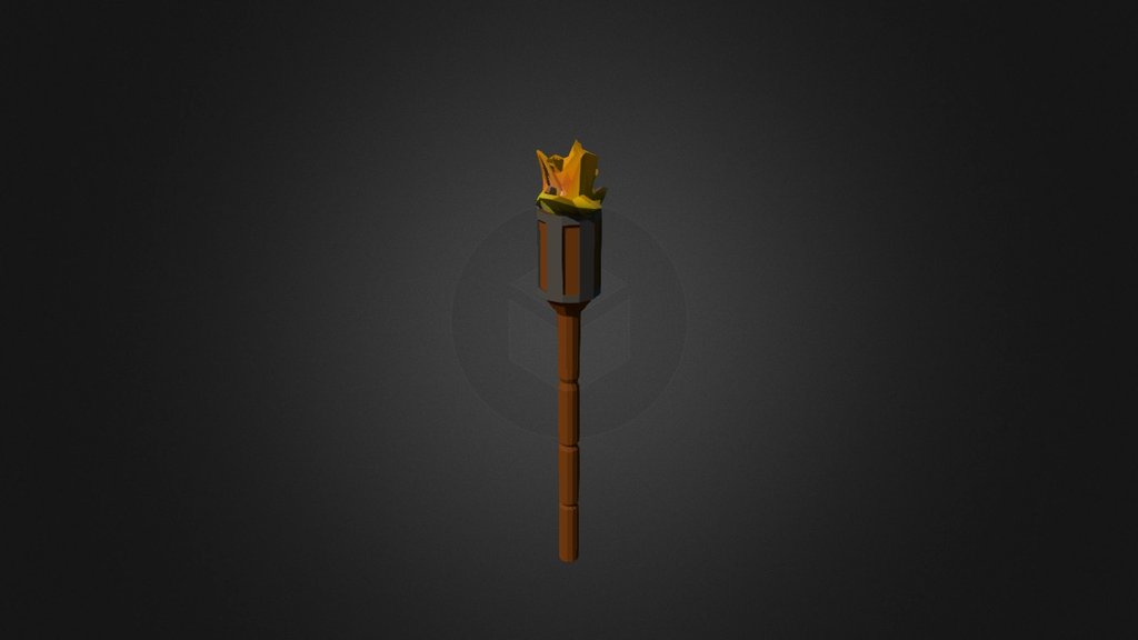 Torch - Download Free 3D model by Jeff Harper Games (@jeffharpergames ...