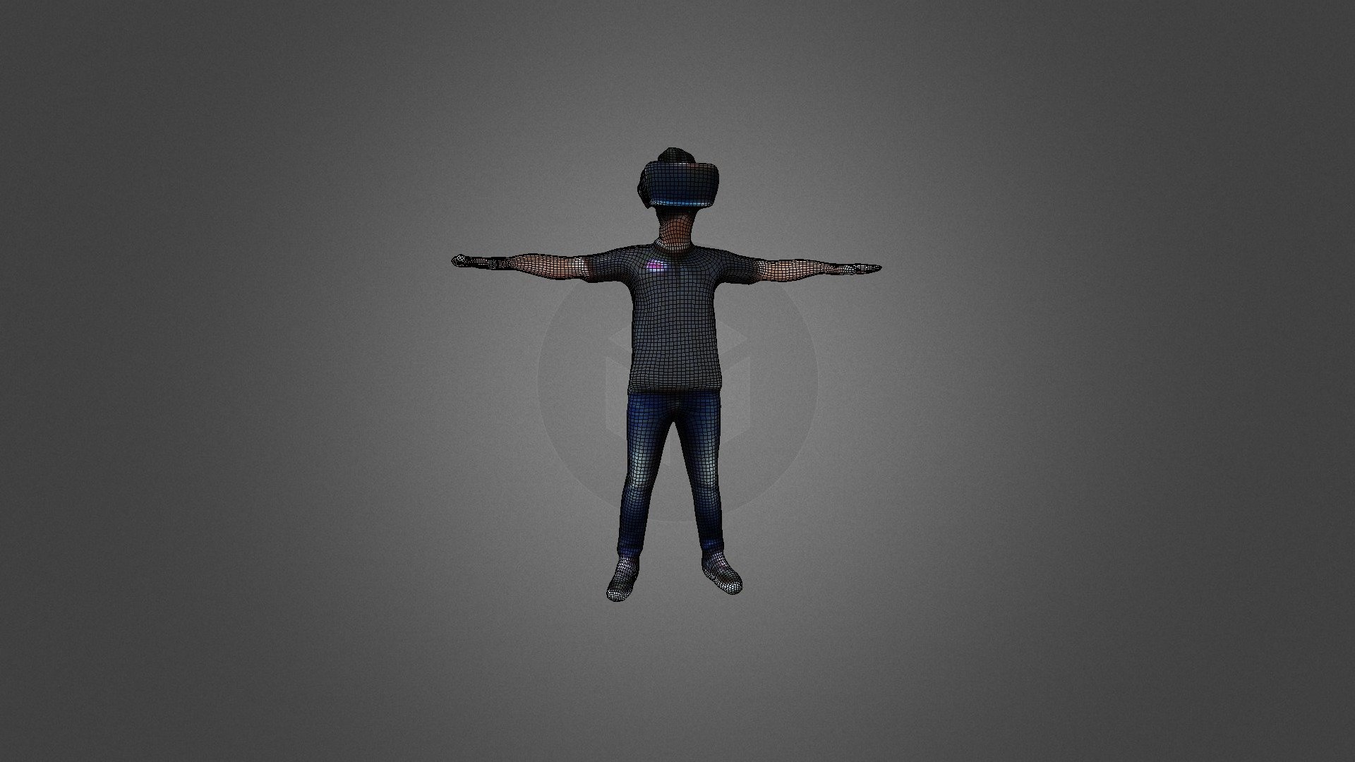 VR Gamer - Download Free 3D model by Ryan Morrison (@ryanjmorrison) [e1c6839] - Sketchfab