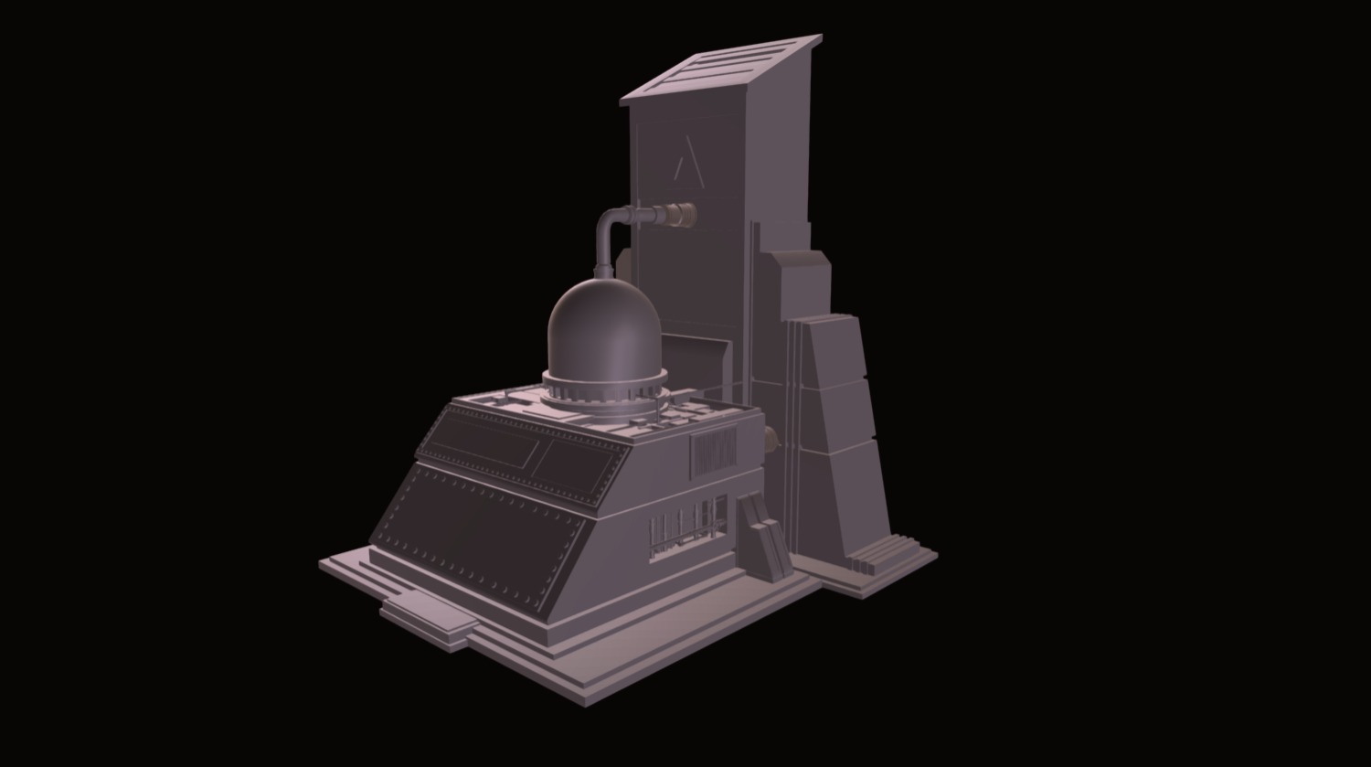 SCI FI Dae - 3D model by 4Tori [e1c7bb9] - Sketchfab