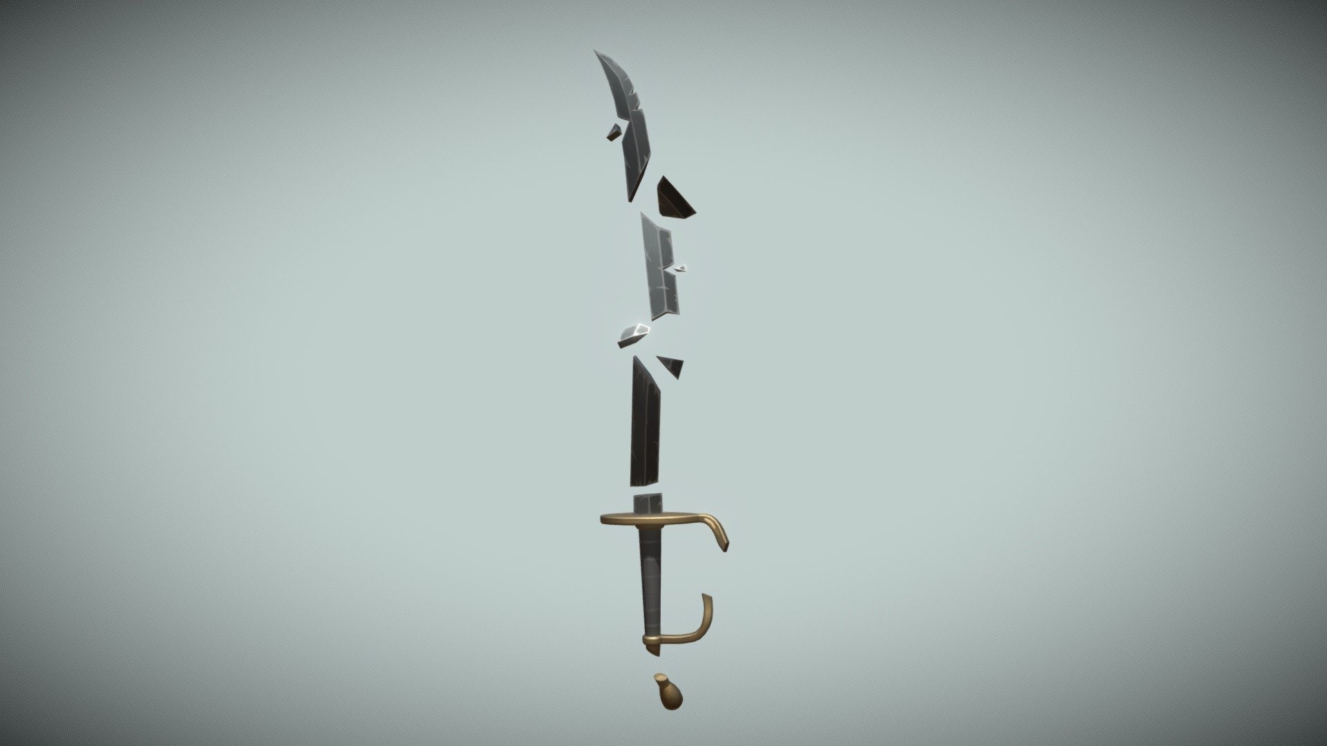 Shattered Cutlass WIP - 3D model by GHutch7734 [e1cc21a] - Sketchfab