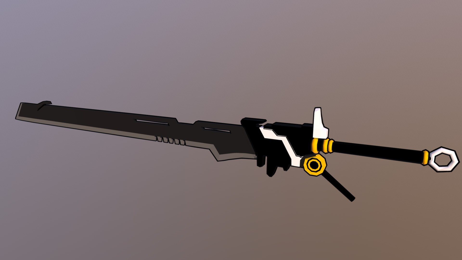 Mechanic Black Sword - Outline - 3D model by Nekonism (@christianco ...