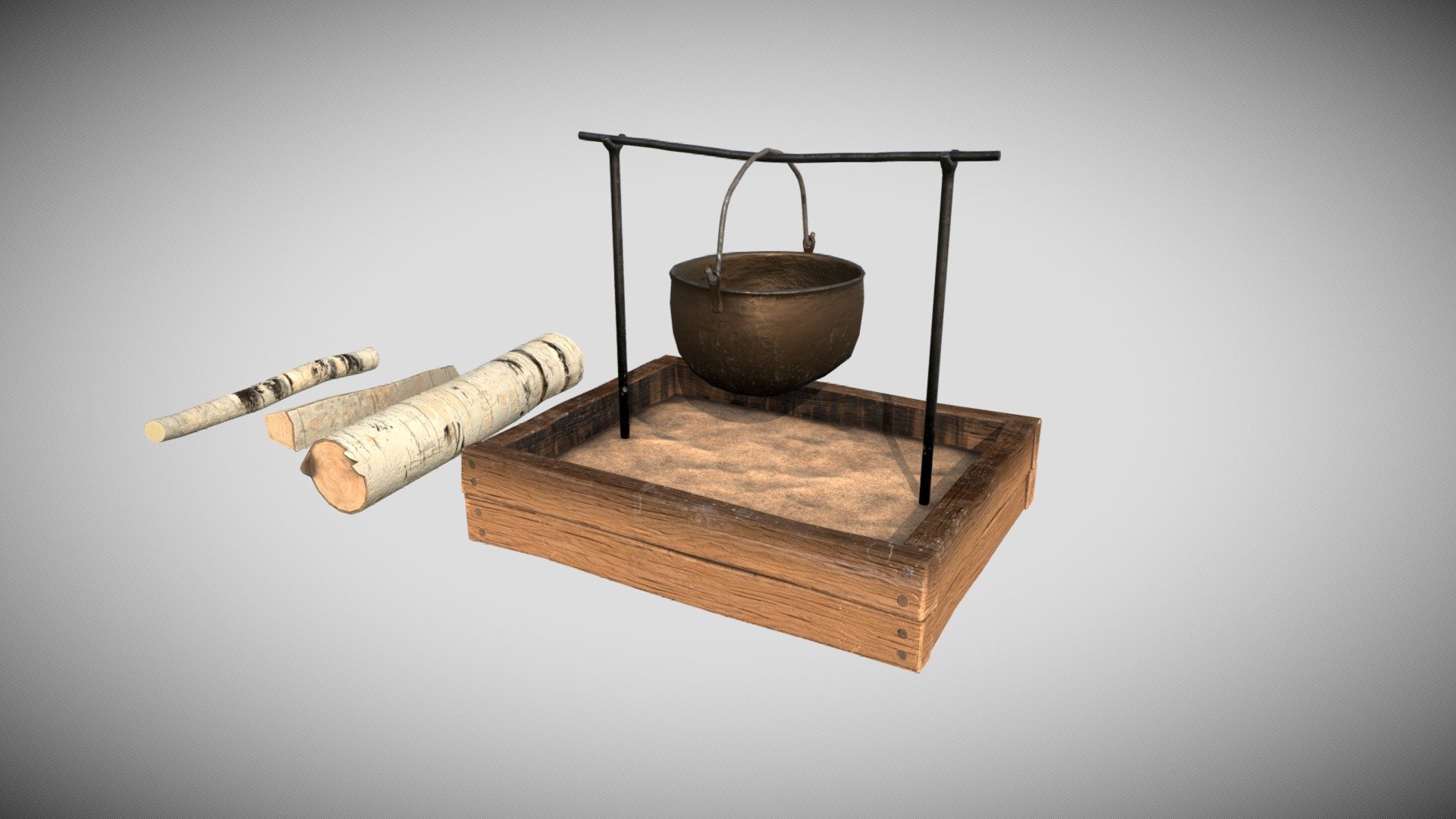 Bonfire - 3D model by Aleksandr Olkhovik (@steamgray) [e1ce8b4] - Sketchfab