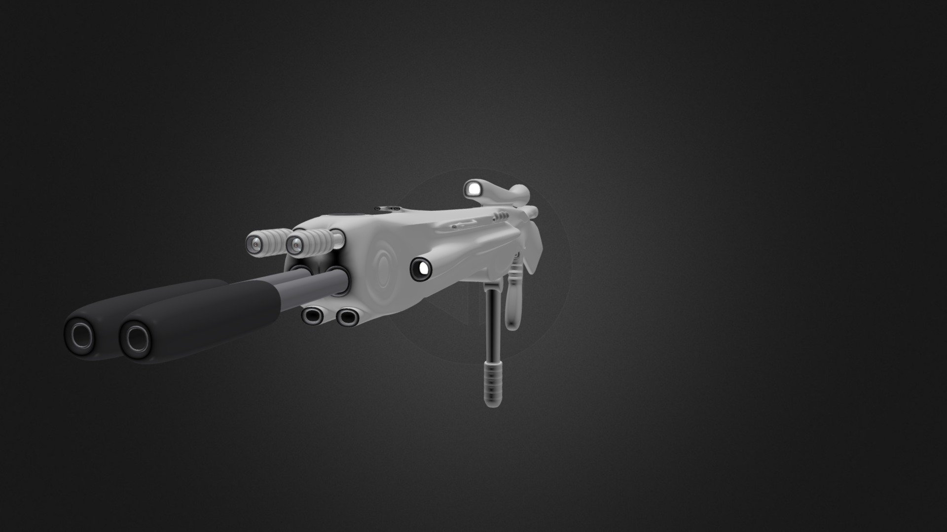 Hybrid Rifle (WIP) - 3D model by RolandiXor [e1cebea] - Sketchfab