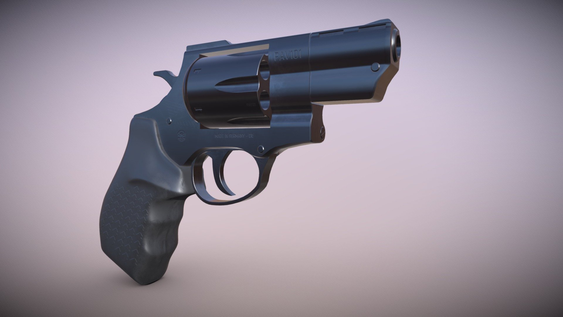 .38 special Revolver Weihrauch HW38 - 3D model by Golden (@goldenblack4 ...