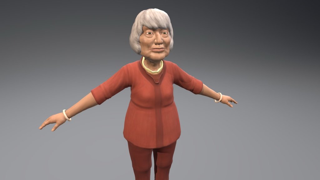 grandmother - 3D model by eggpie [e1cfff1] - Sketchfab