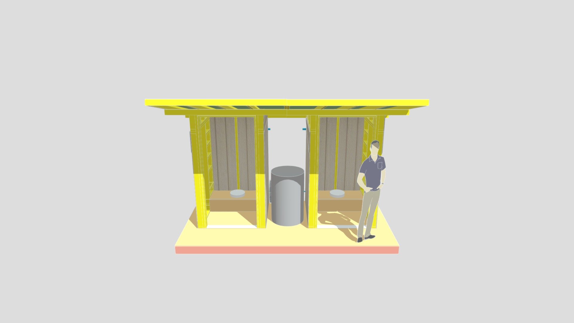 Outhouse 2021 v1 - 3D model by _holmes [e1d1c4d] - Sketchfab