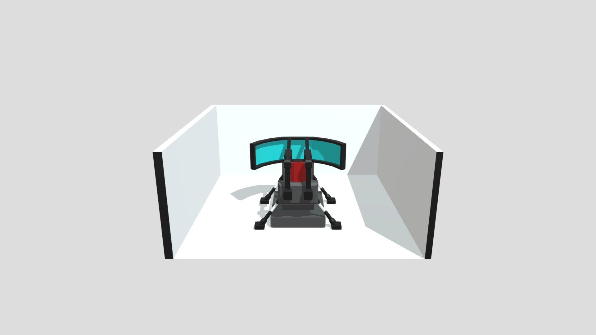 Sim Race Cockpit - 3D model by nyawallowblak [e1d1d2c] - Sketchfab