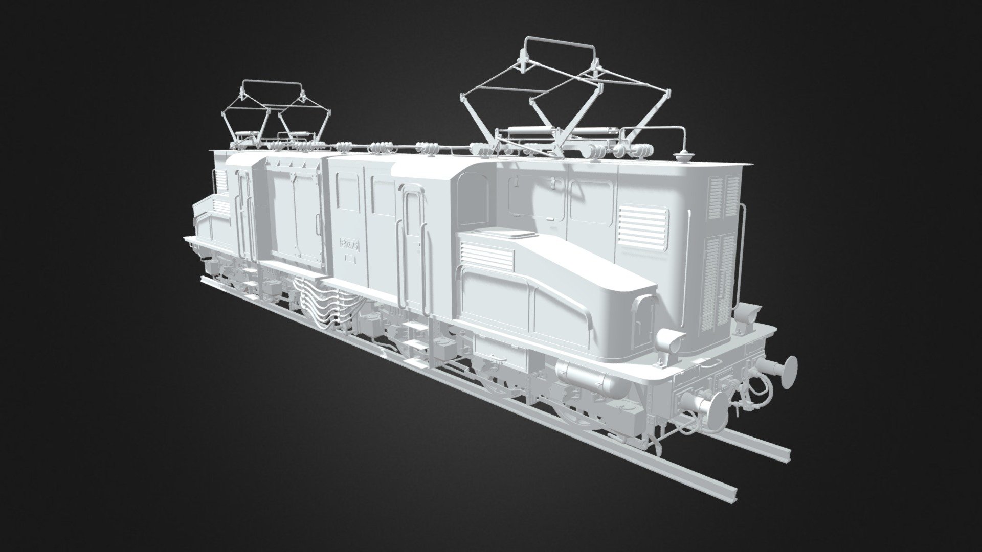 E29 Electric Locomotive Train - Download Free 3D model by Aditya ...