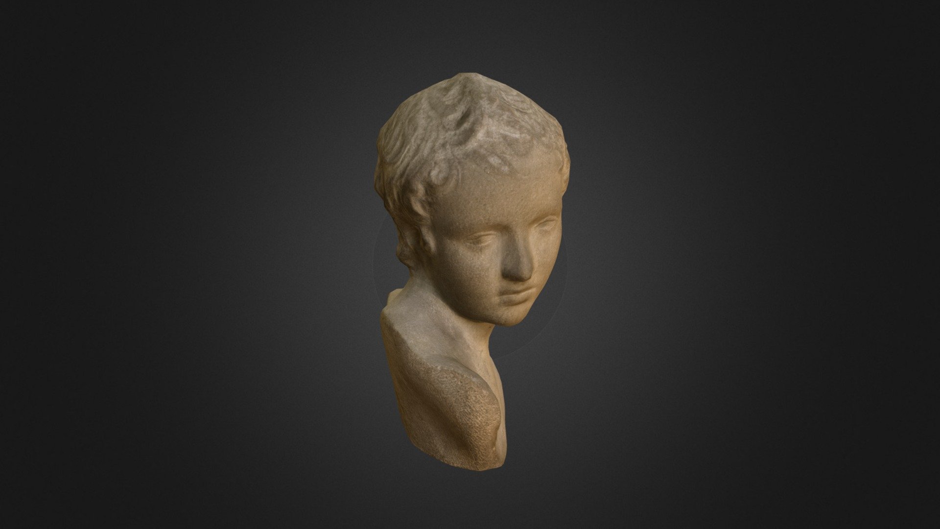 Stone Bust Sculpture - Download Free 3D model by BaptisteBerard ...