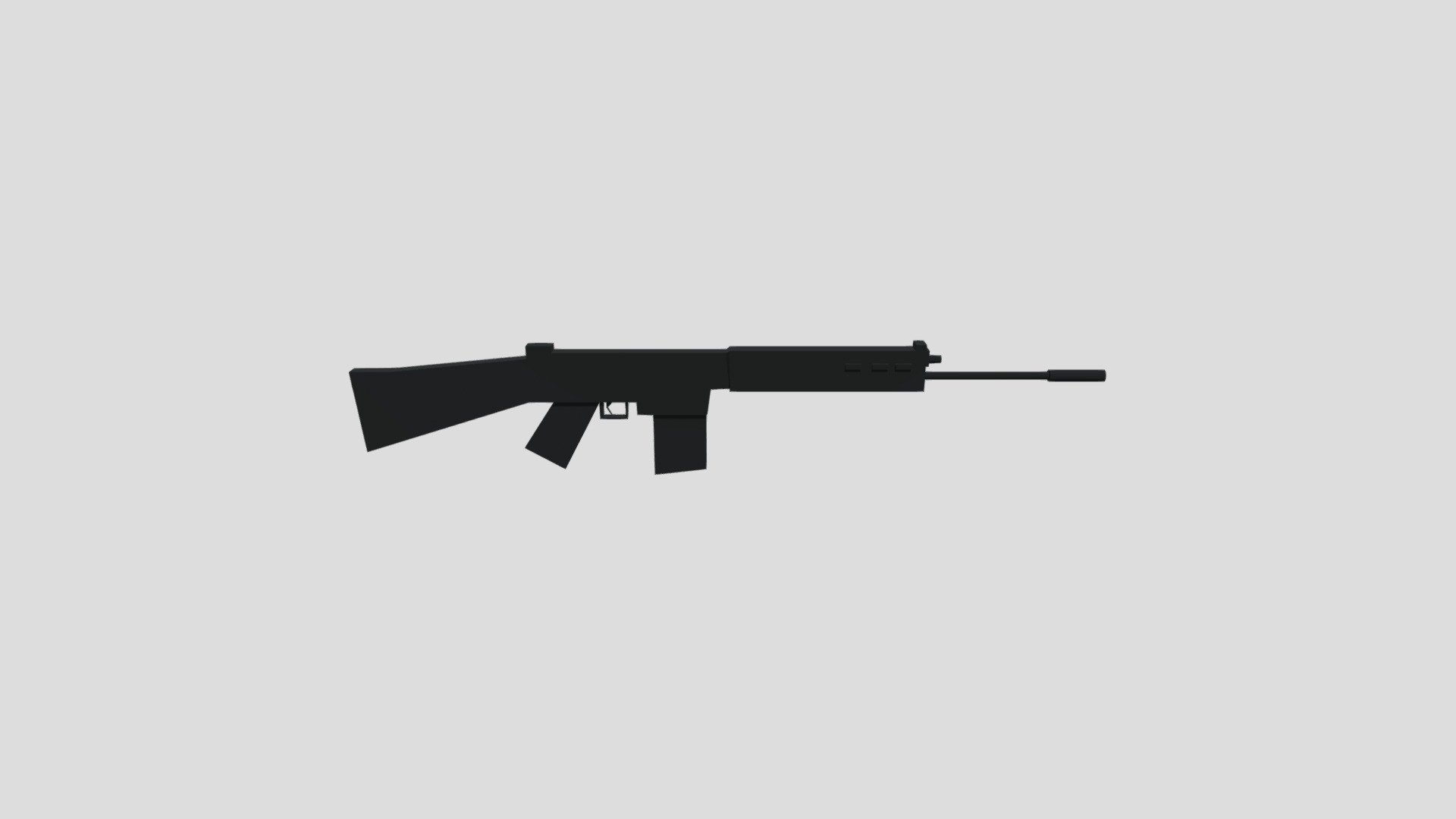 SIMPLE FN FAL MODEL - Download Free 3D model by LouisHackney [e1d3d54 ...