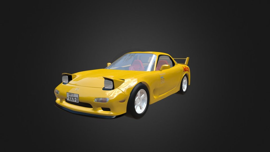 Mazda RX7 - 3D model by DaichiTaicho [e1d46a8] - Sketchfab