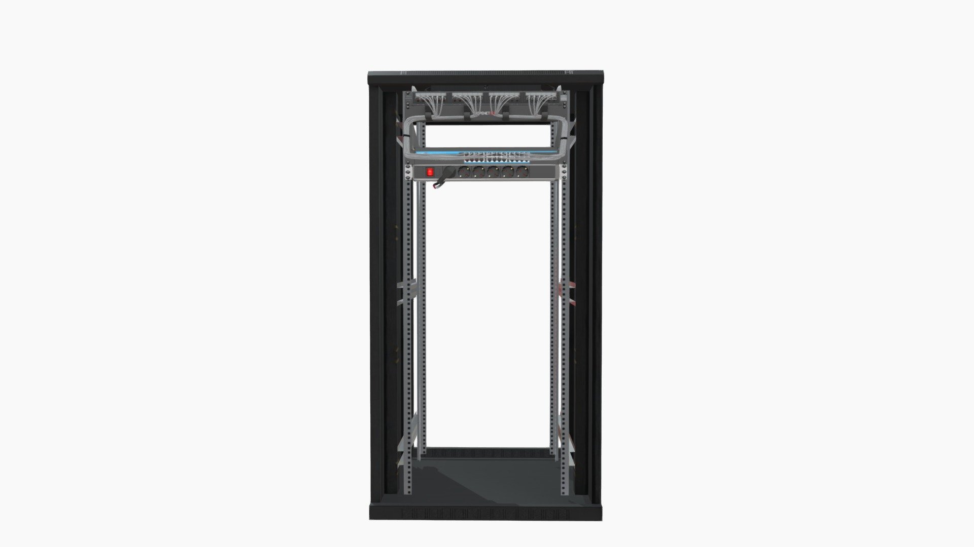 OPENETICS - Smart Rack Plus 27U | 6 UTP Dca - 3D model by OPENETICS [e1d507c] - Sketchfab