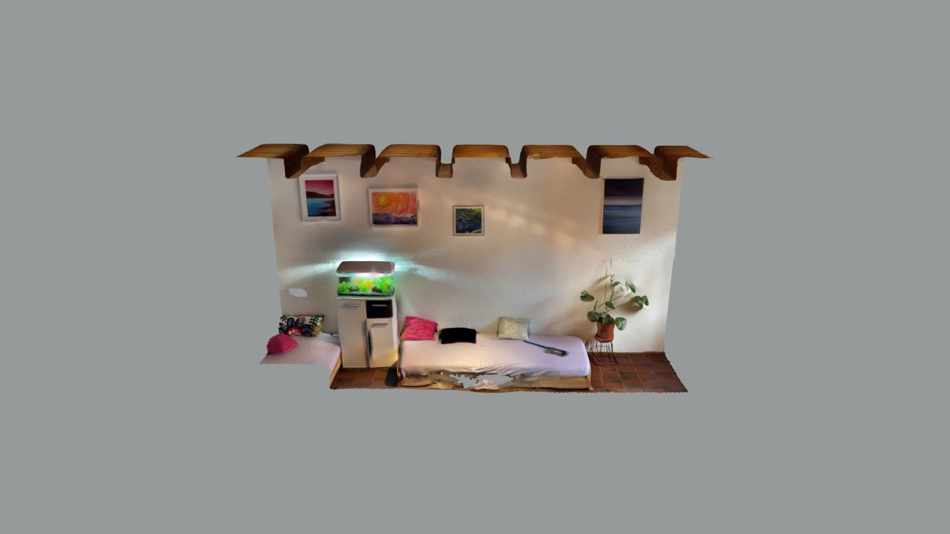 Art Wall_01 - Download Free 3D model by EganIrish [e1d8fc7] - Sketchfab