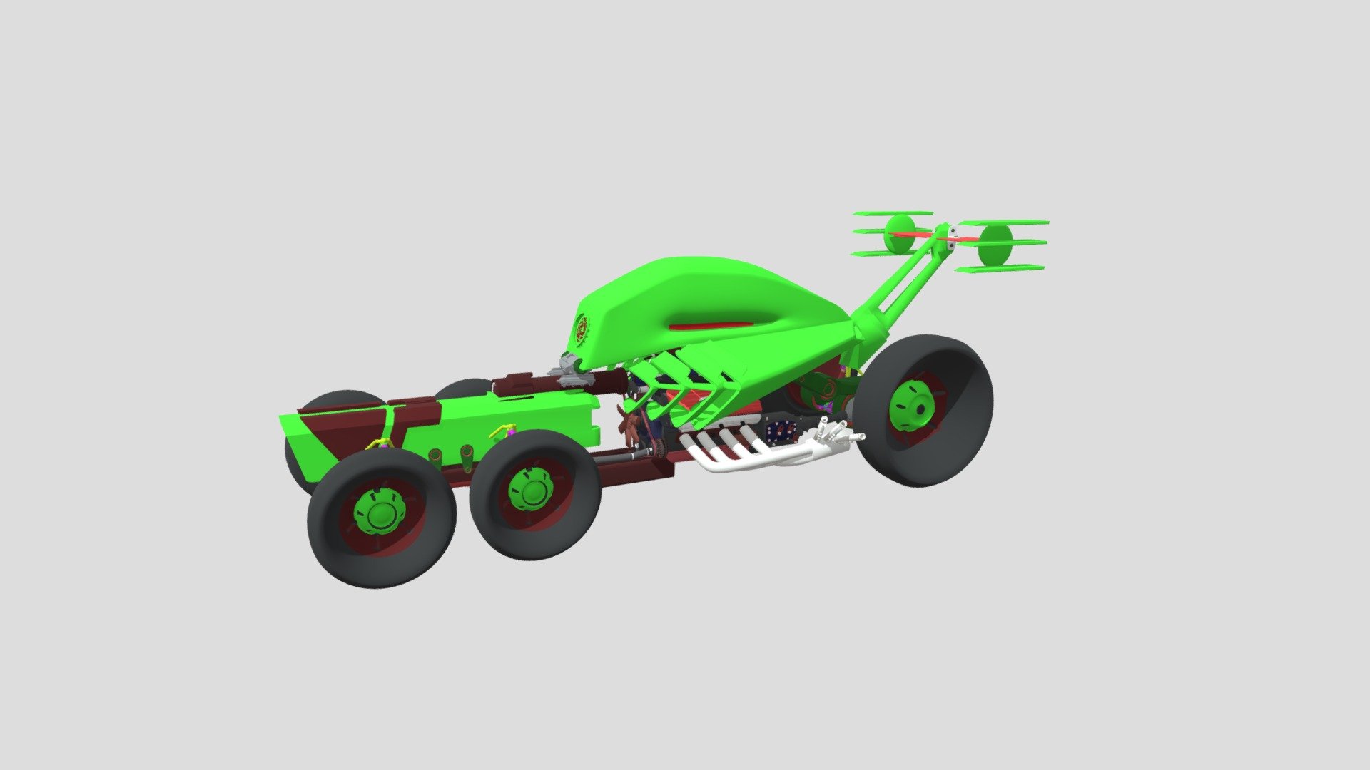 Ai Driven Race Car: Birk - Download Free 3D model by ...