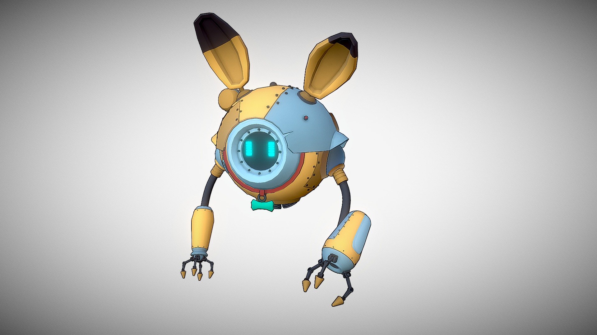 Robo_V1 - Download Free 3D model by _SeF_ [e1d9dbd] - Sketchfab