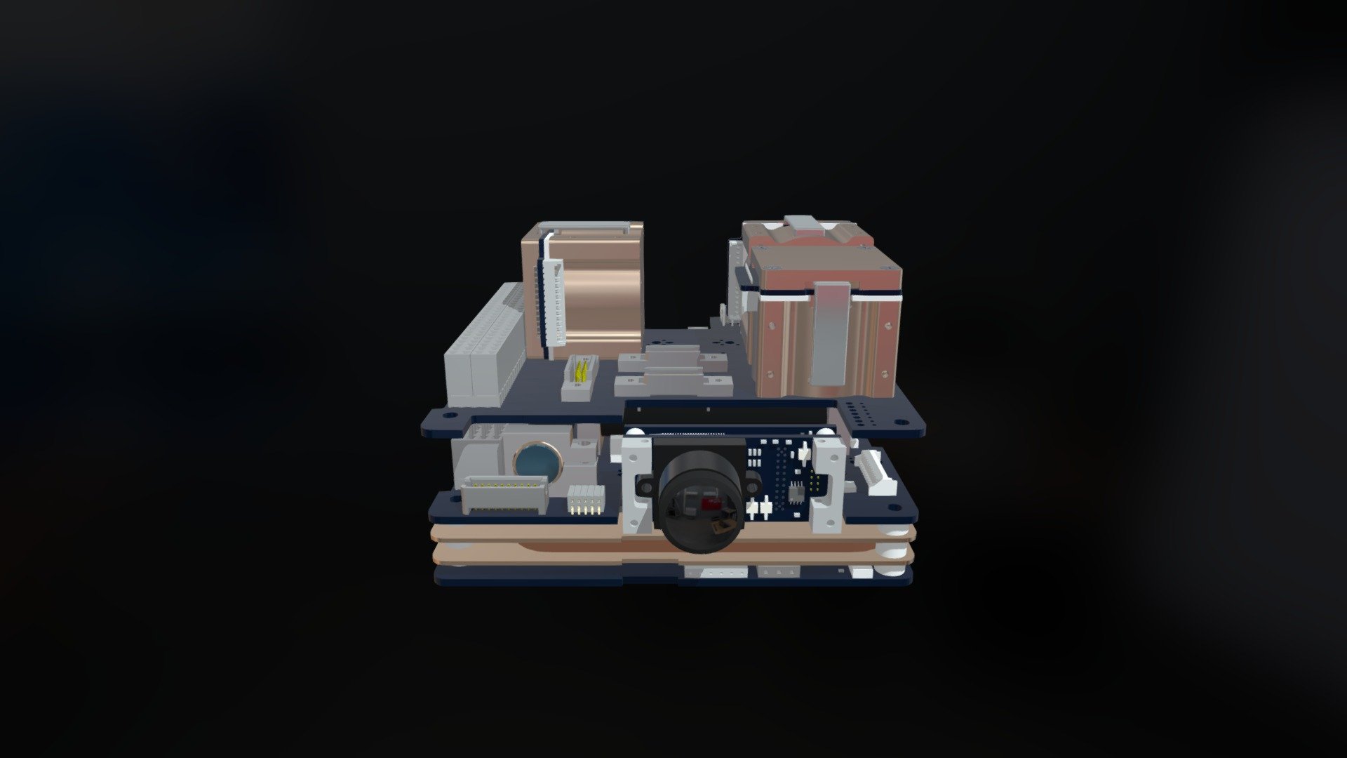 CUBE ADCS GEN1 3U - 3D model by Barzilaidesign [e1daccf] - Sketchfab