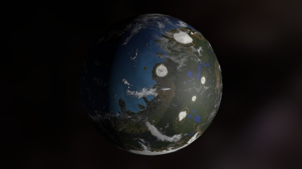 Mars Terraformed - Download Free 3D model by uperesito [e1dd371 ...