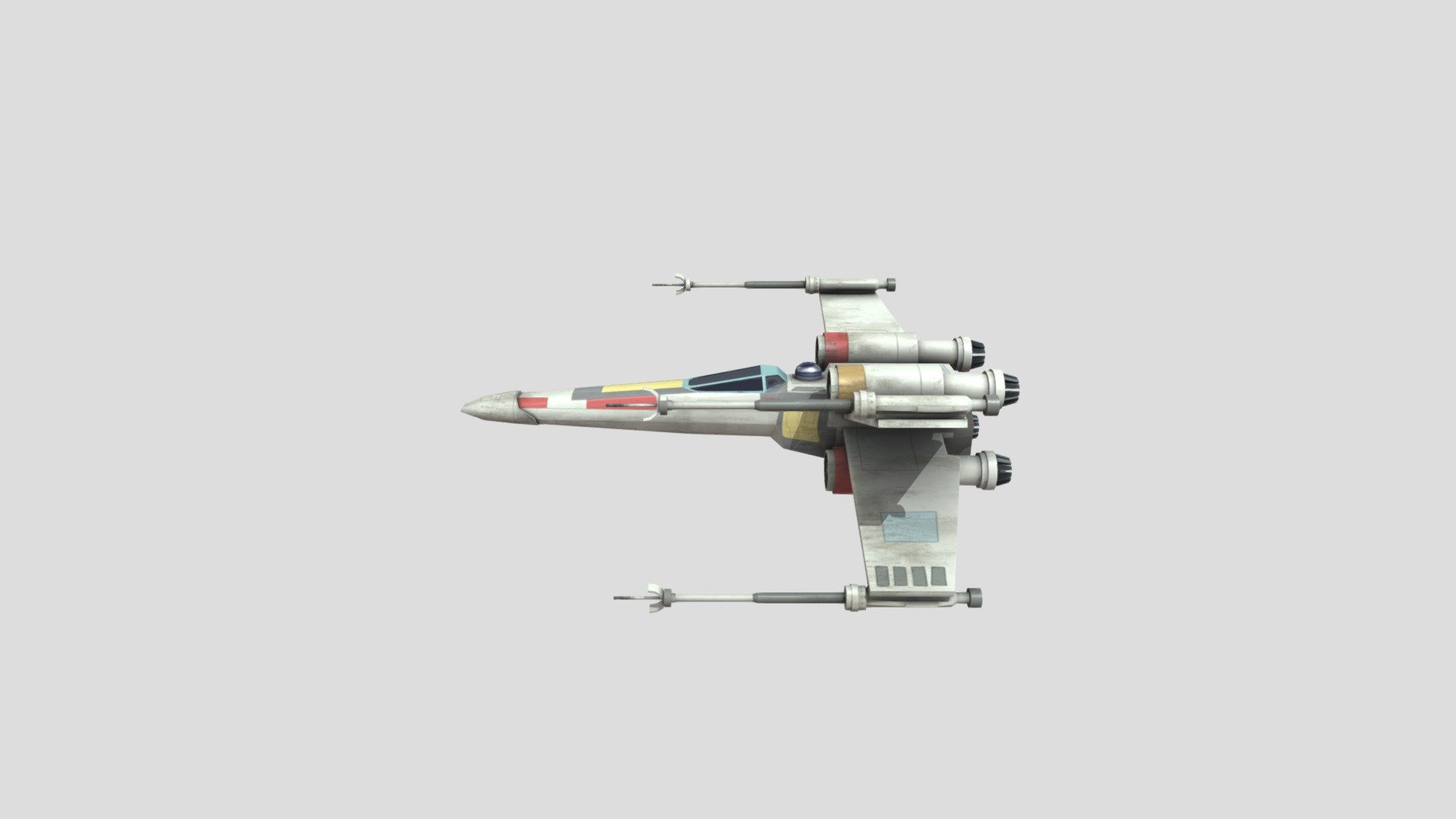 Xwing - 3D model by micabargigia [e1ddc21] - Sketchfab