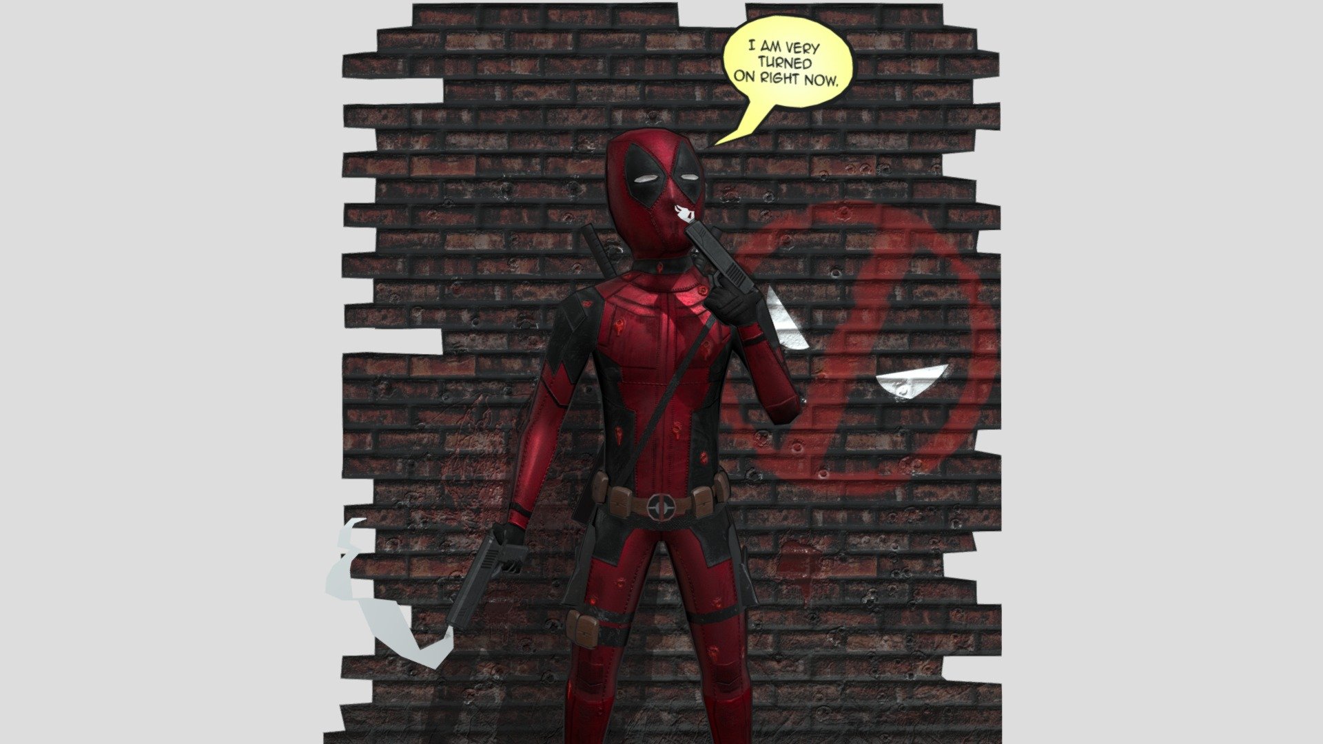 Deadpool The Merc with the Mouth - 3D model by nnesmith23 [e1deffb ...
