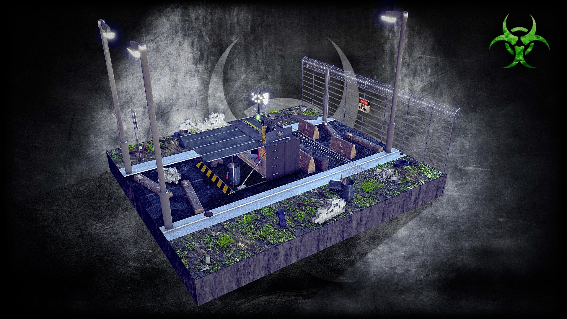 Zombie Hazard - Buy Royalty Free 3D model by Blake Rice 3D Designs ...