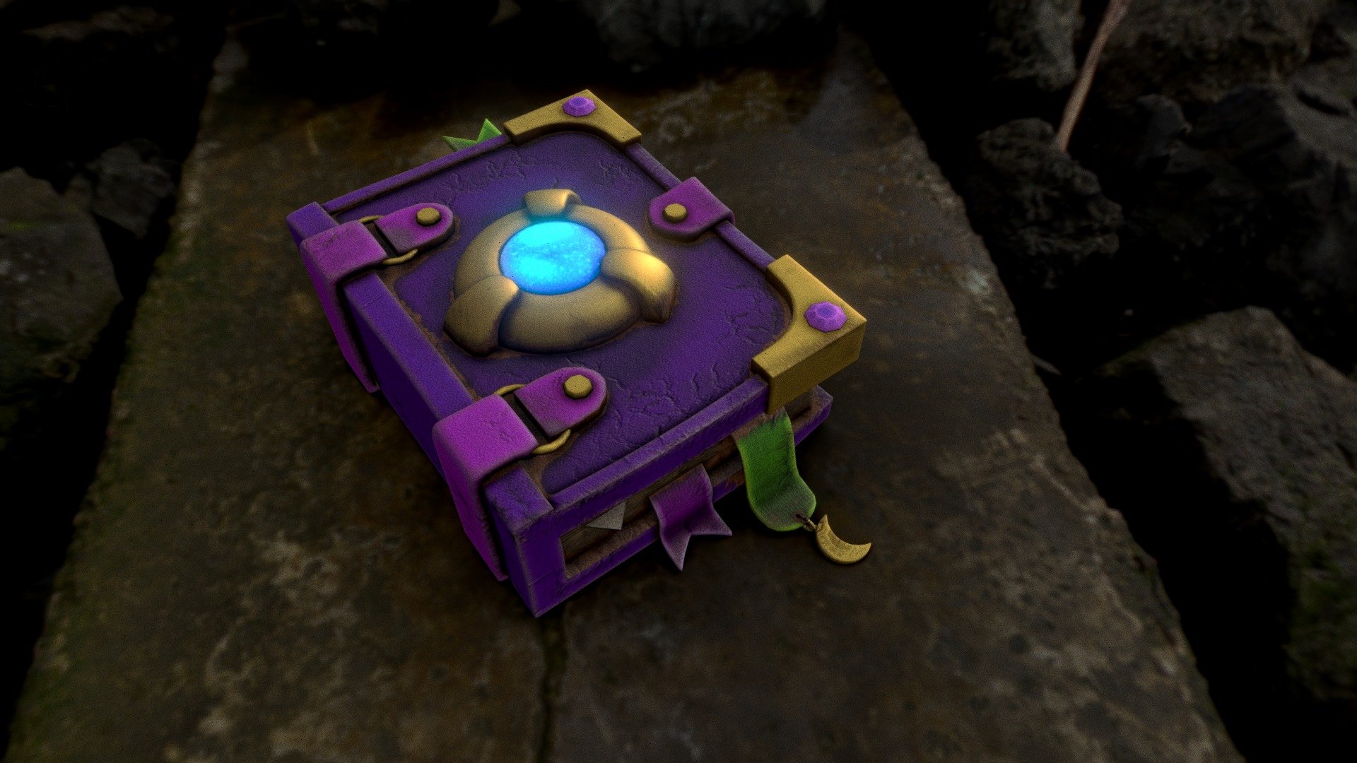 magic book - Download Free 3D model by Kreeptonit [e1e1452] - Sketchfab