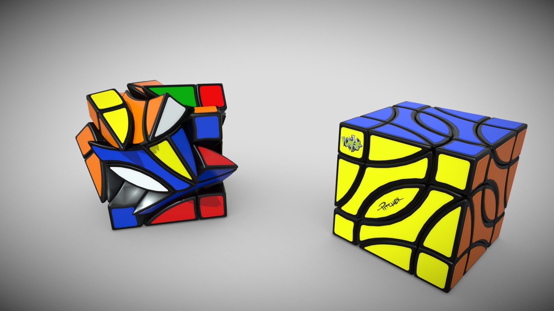 LanLan 4-Corners Cube - 3D model by SonnyG1 [e1e2ba8] - Sketchfab