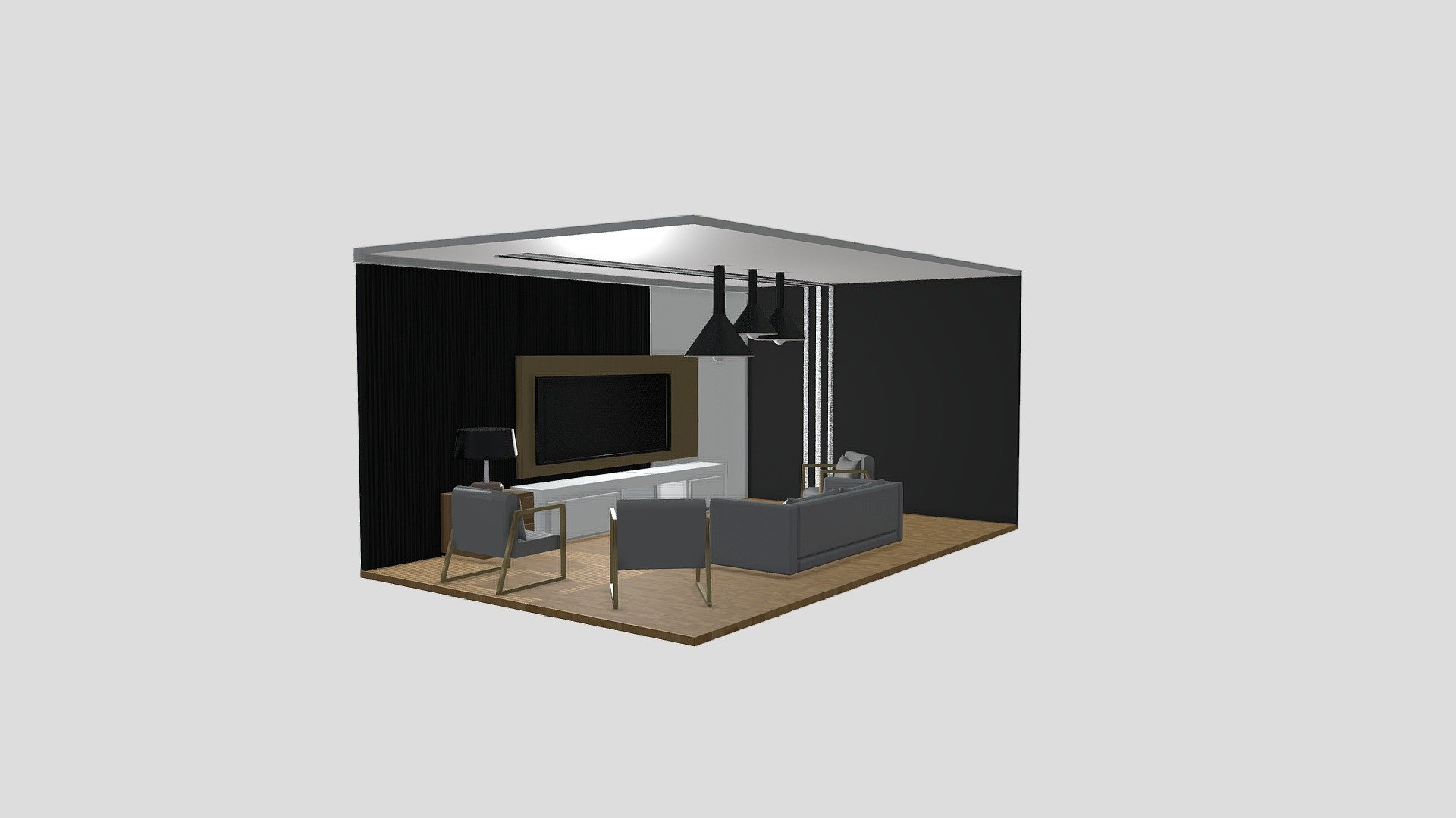 sala - 3D model by Emanuel.17 [e1e35f1] - Sketchfab