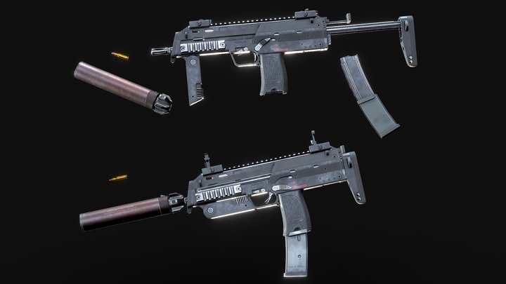 Mp7 3D models - Sketchfab