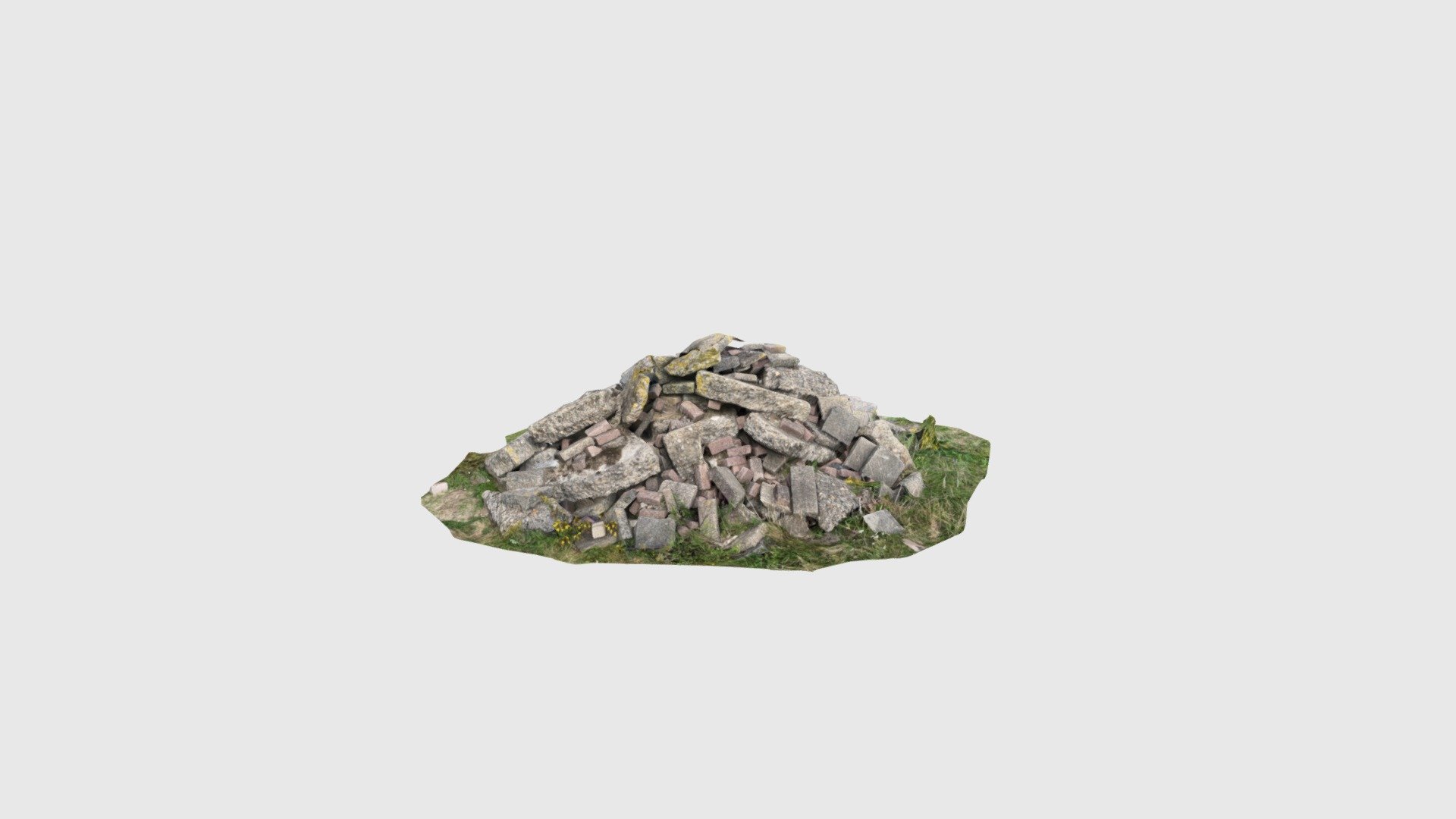 Pile of Rubble - Download Free 3D model by KeyframeAnimatie [e1e4e96 ...
