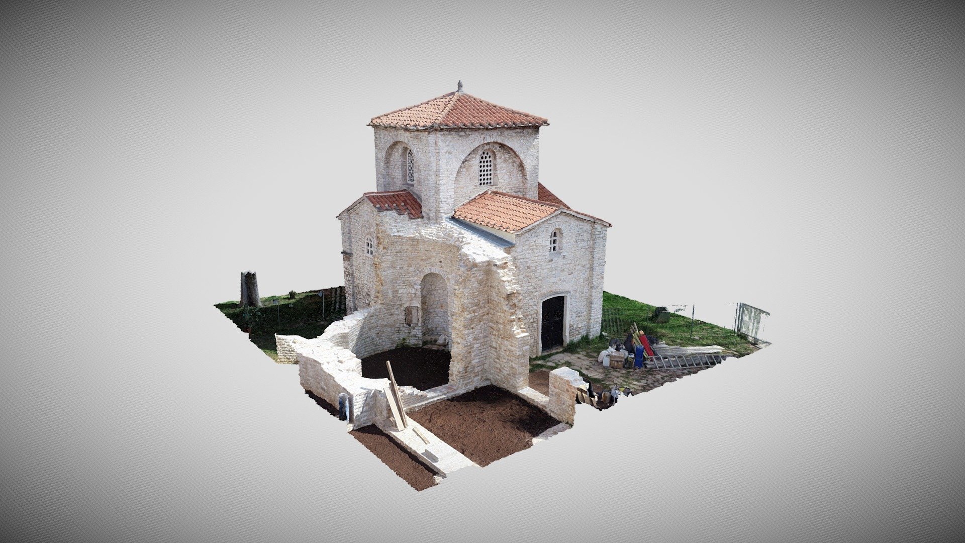 Pula, The Basilica of St. Mary Formosa - 3D model by VEKTRA [e1e5e9d ...