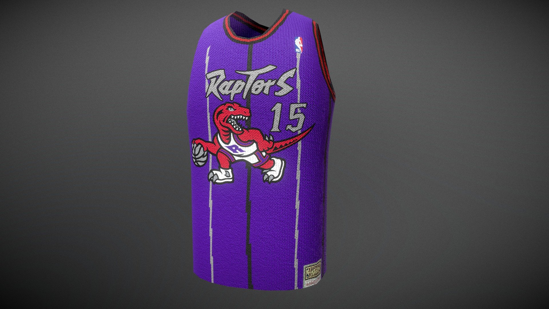 Vince Carter Retro Nba Jersey Low Poly - Download Free 3D model by ...