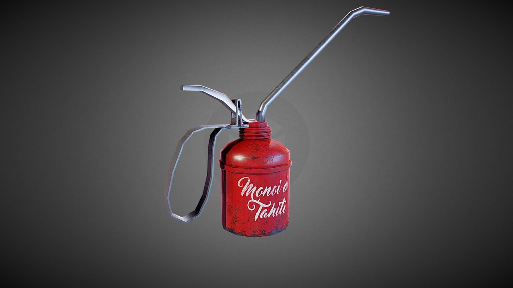 Oil Can - 3D model by Terai Tau (@terai) [e1e712b] - Sketchfab