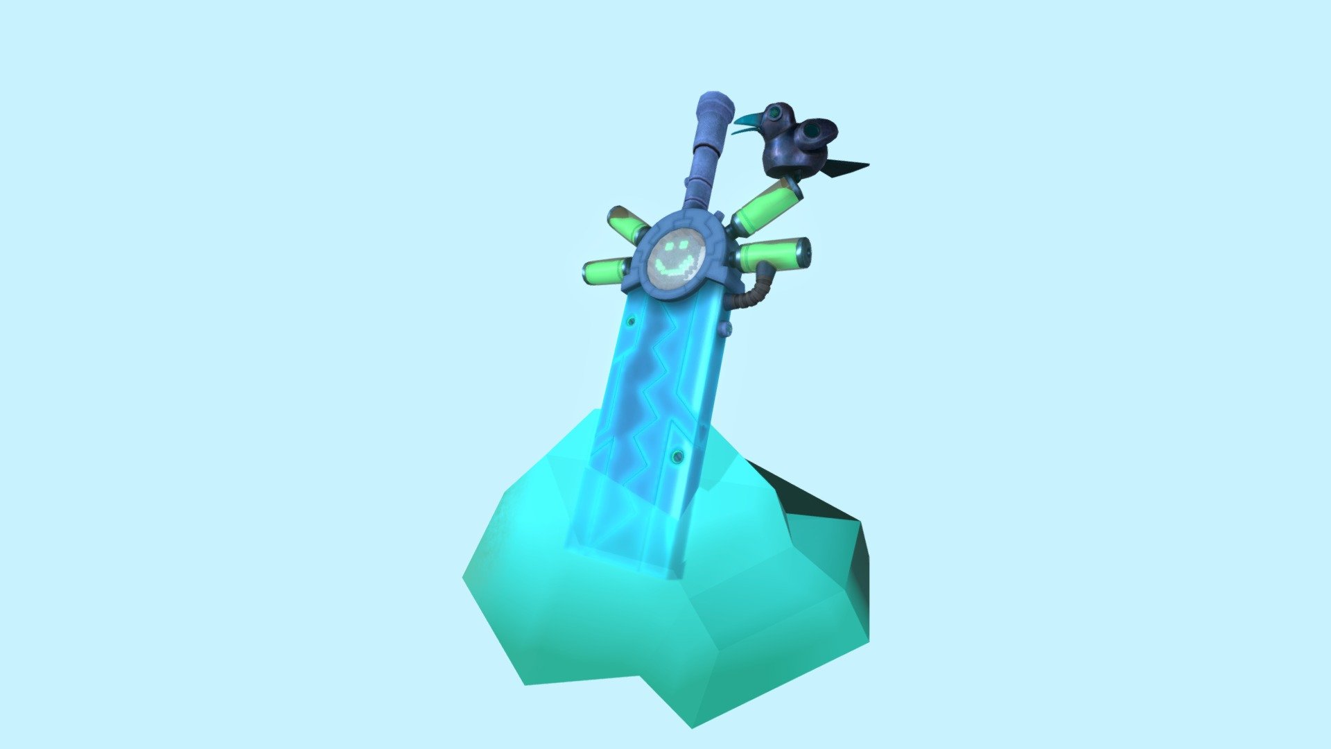 The Sword - 3D model by Random Dude (@antifreeze88) [e1e81ae] - Sketchfab