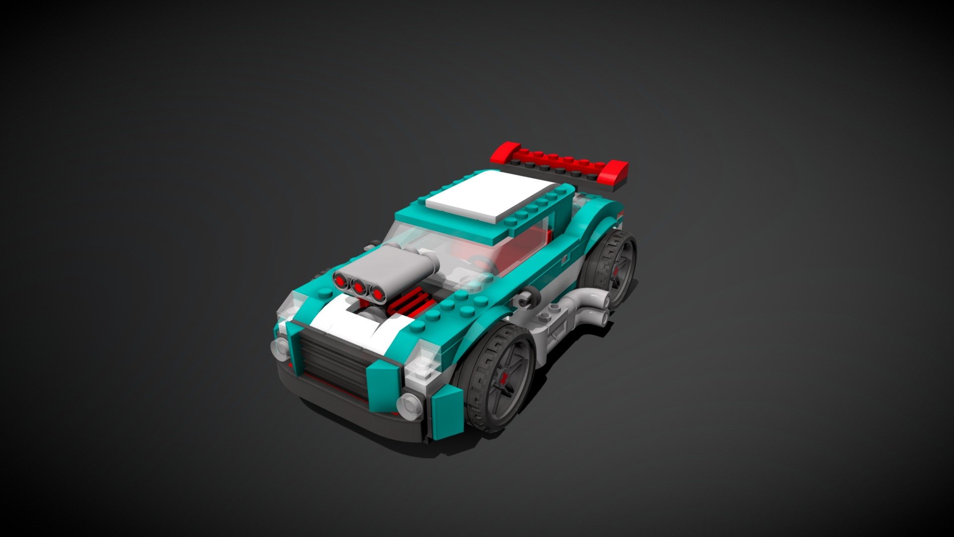 Lego Street Racer Car - Buy Royalty Free 3D model by LegGodt [e1e837d ...